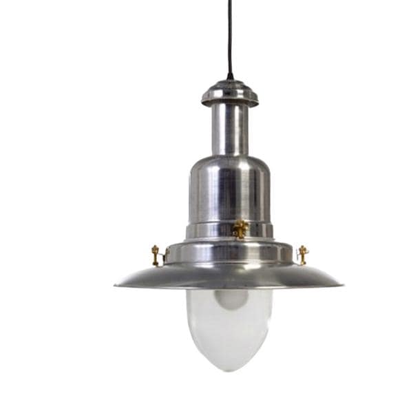 Extra Large Fisherman's Pendant Light - Brushed Finish & Extra Cable ...